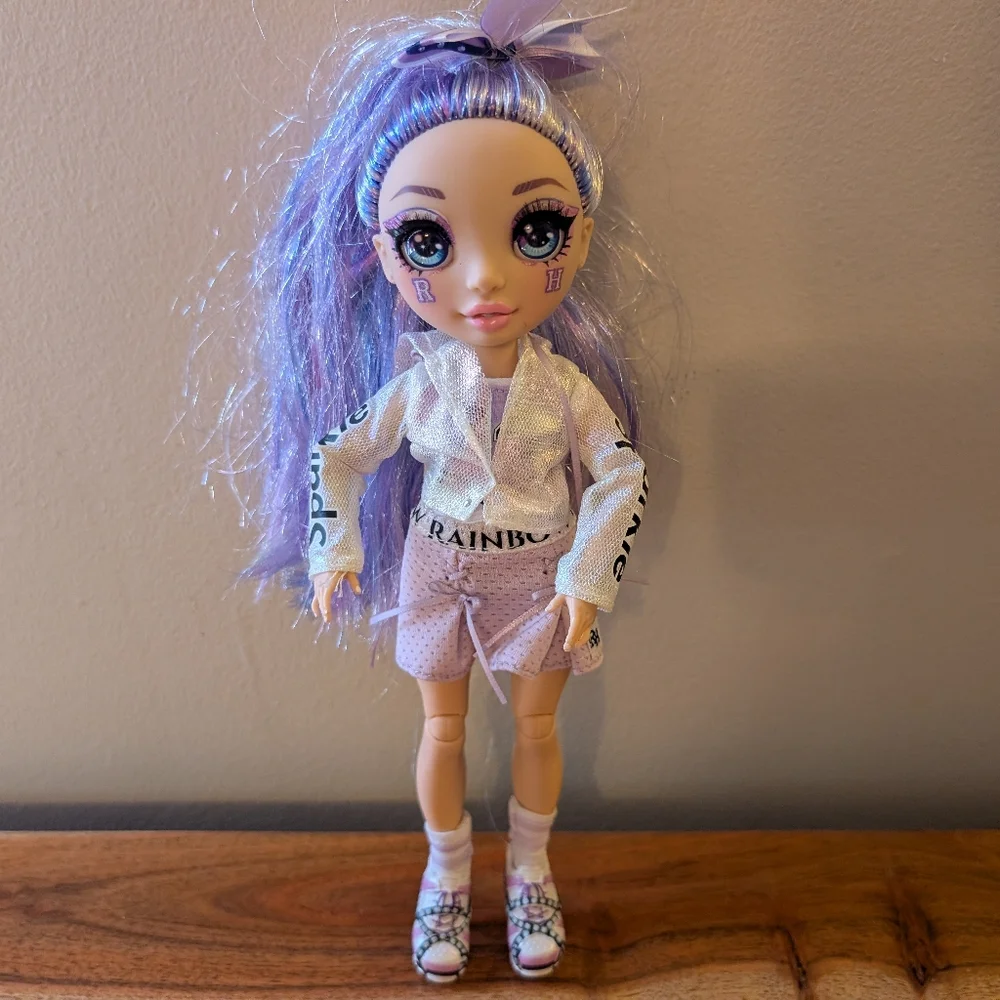 Rainbow High | Toys | Rainbow High Purple Cheer Girl Violet Willow ...